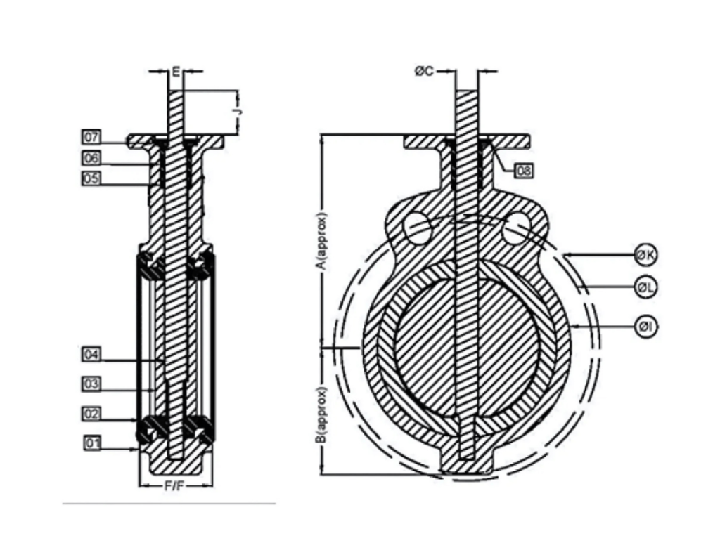 Gear Operated Butterfly Valve | NTVAL